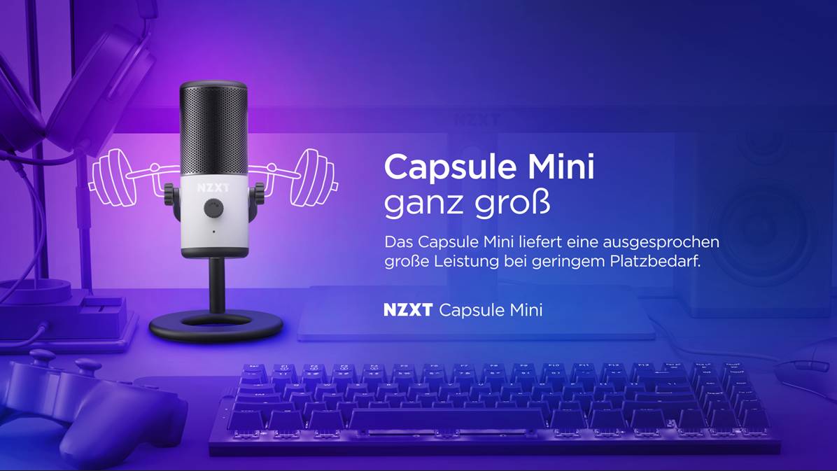 NZXT Capsule Mini USB-Mikrofon und Mini Boom Arm vorgestellt - PC ...