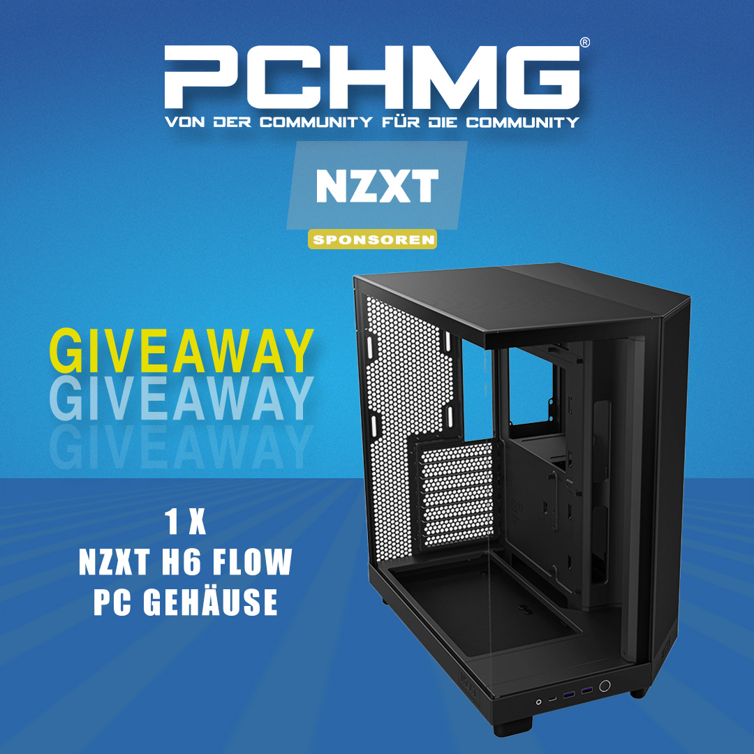 PCHMG x NZXT - H6 Flow Giveaway - PC Hardware, Modding und Games