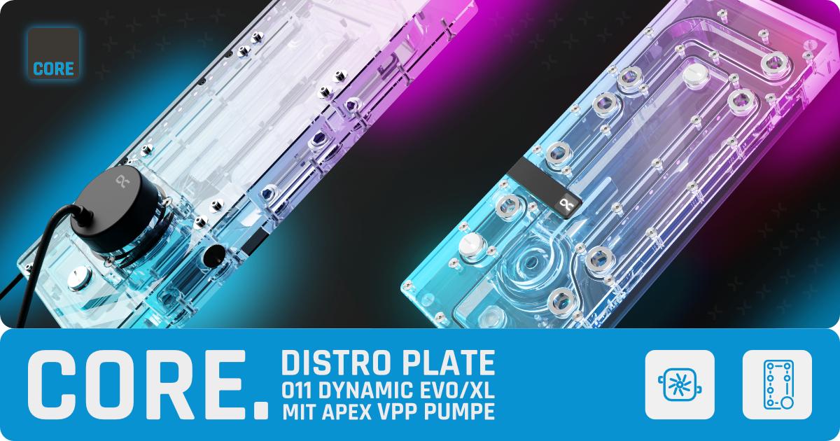 Alphacool Core Distro Plate für O11 Dynamic Evo/XL - PC Hardware ...